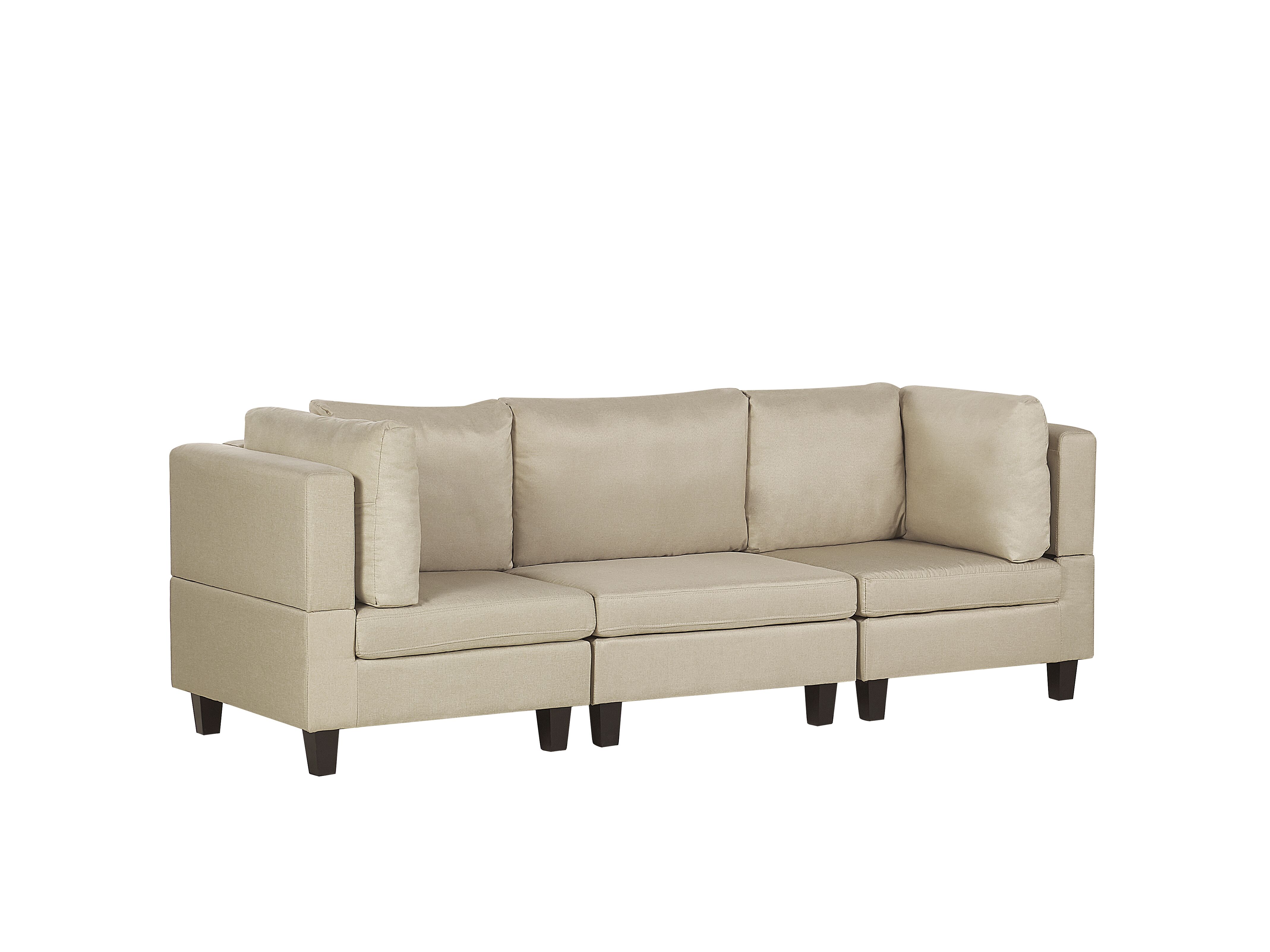 Modulárna pohovka FELLE (polyester) (béžová) (pre 3 ľudí) | NovyNabytok