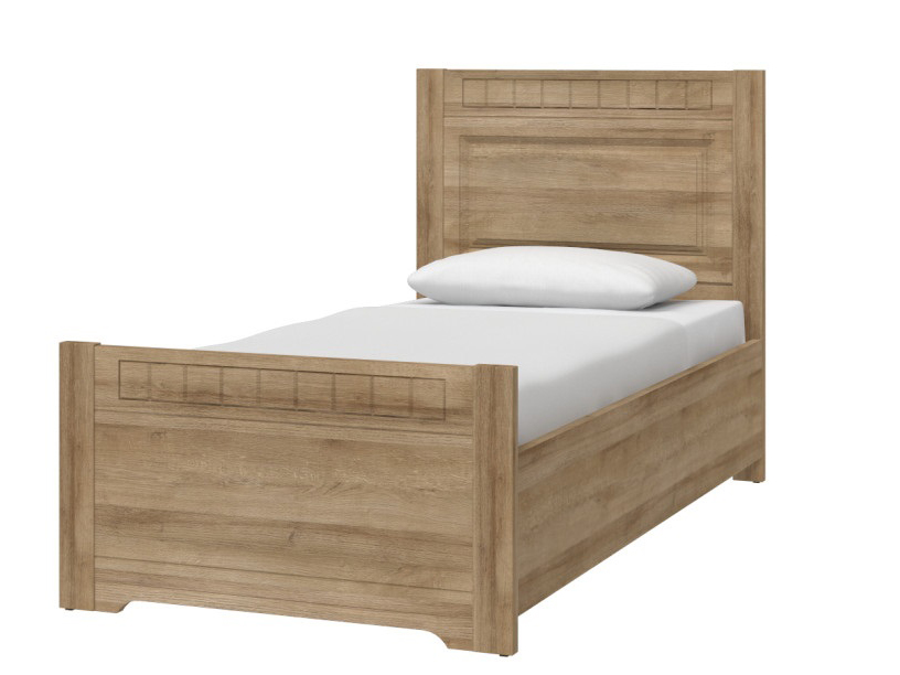 Jednolôžková posteľ 90 cm Decodom Lirot Typ P-90 (dub riviera rustic ...