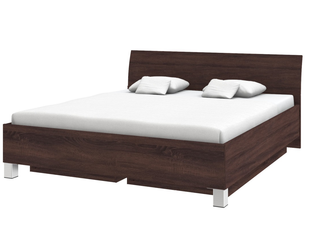 Manželská posteľ 180 cm Decodom Uno Typ P-180 (s roštom) (dub pílený ...