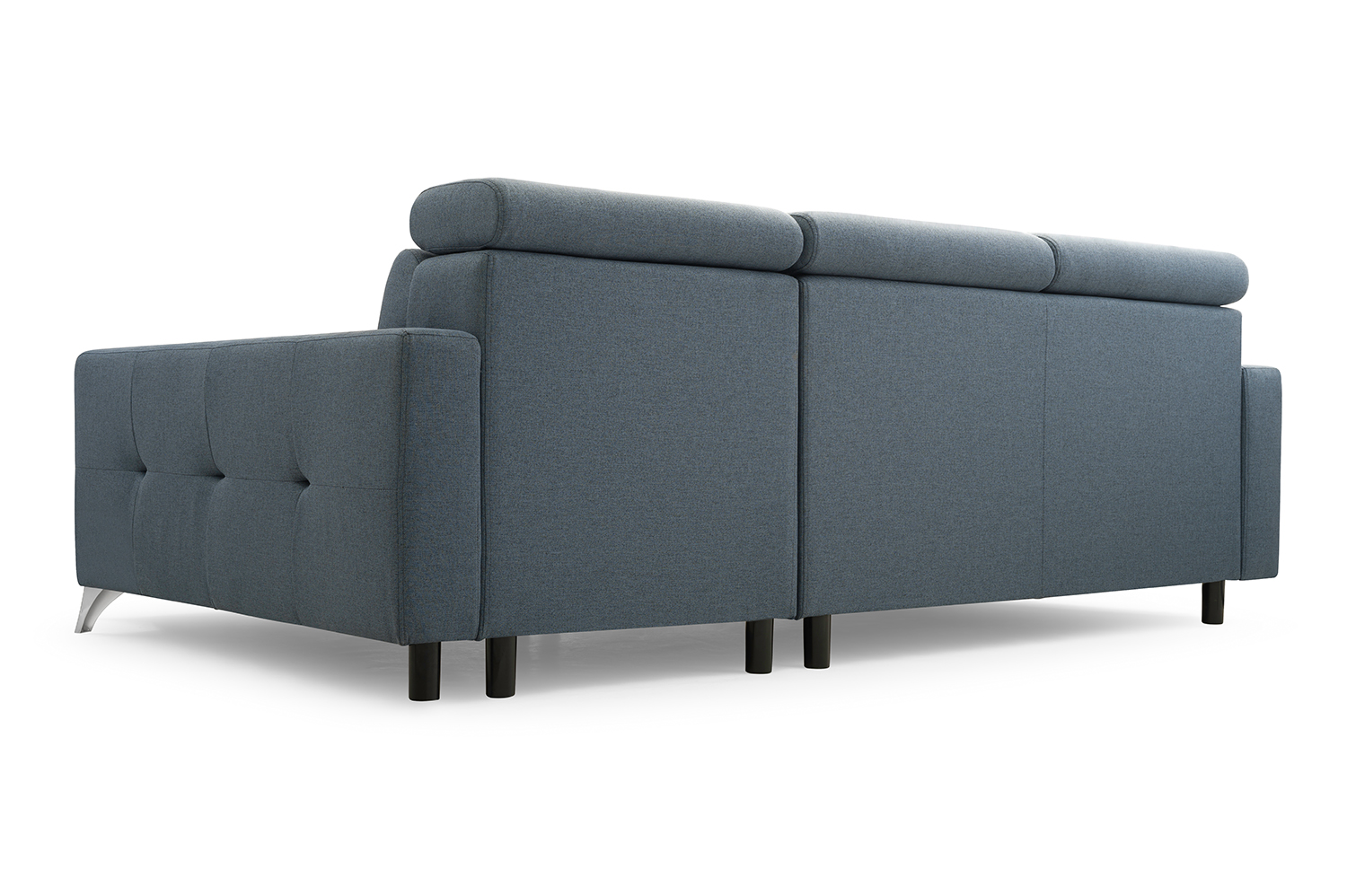 Rohová sedačka Larry (modrá) (L) | NovyNabytok