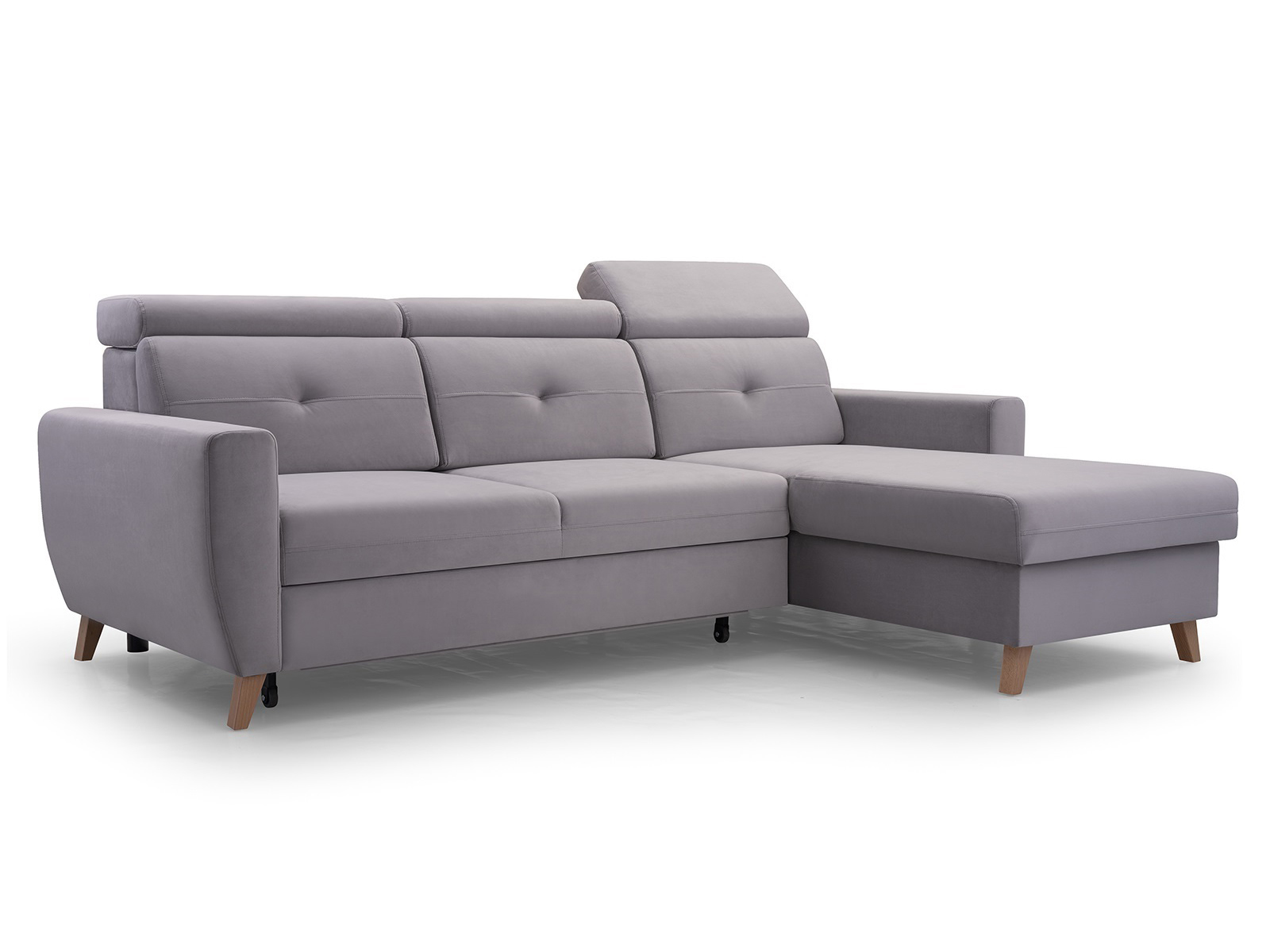 Rohová sedačka Sanfew (sivá) (P) | NovyNabytok