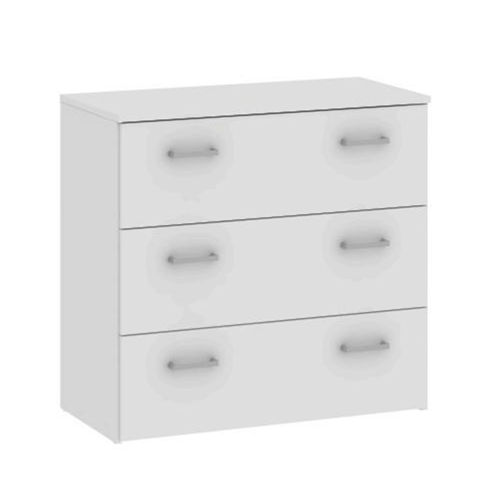 Komoda Variar 3 (biela) | NovyNabytok